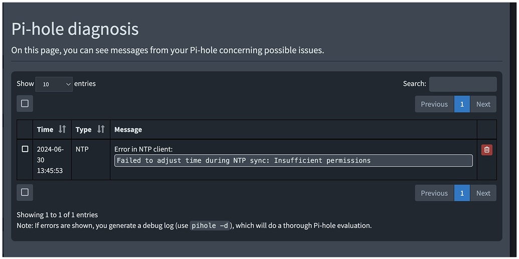 Failed to adjust time during NTP sync: Insufficient permissions - Beta ...