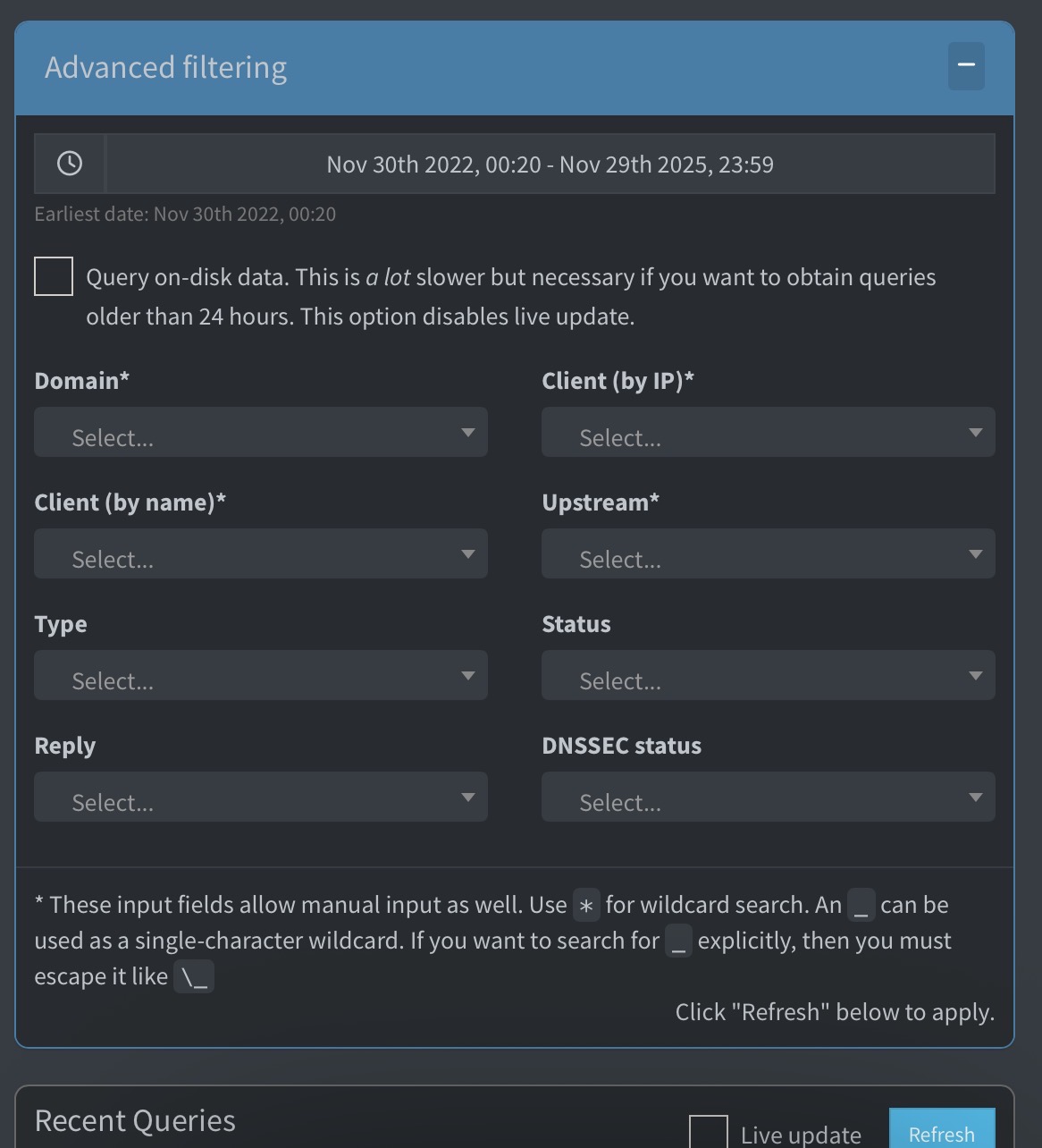 Loading query log takes several seconds since core 6.3 - Help - Pi-hole ...