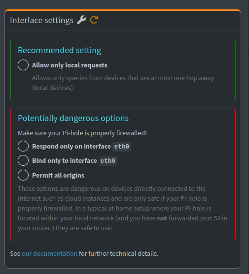 Allow tailscale requests for pihole - Community Help - Pi-hole Userspace